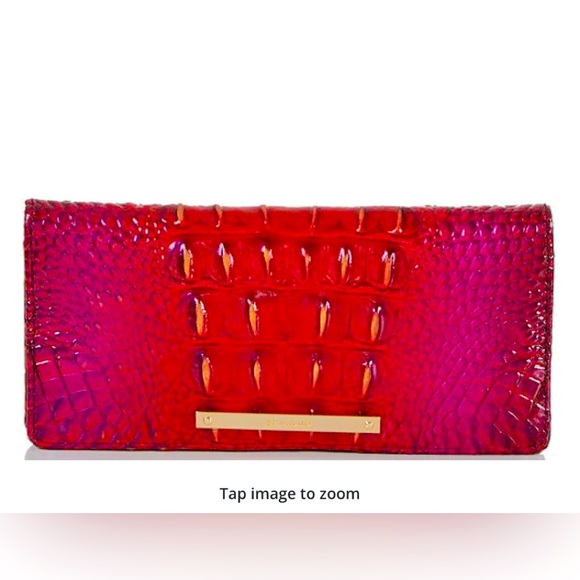 Brahmin | Bags | New Brahmin Ruby Ombr Melbourne Leather Ady Wallet ...